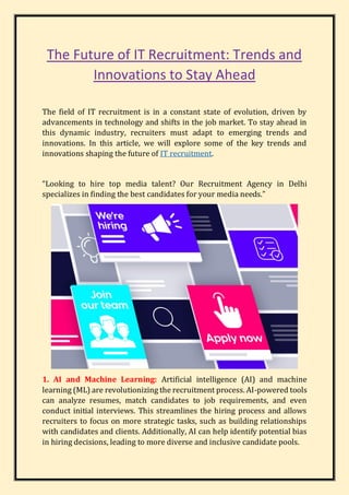 The field of IT recruitment is in a constant state of evolution.pdf
