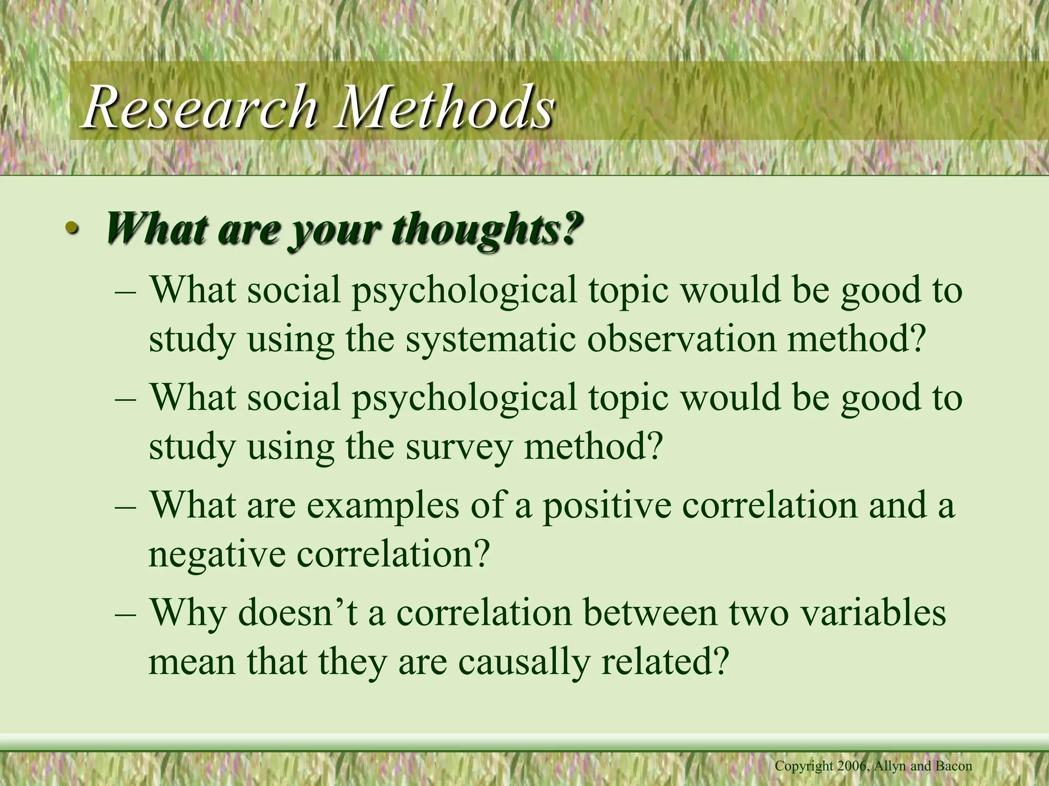 The Field of Social Psychology, full ppt | PPT