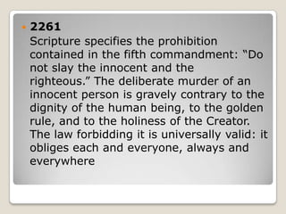 The fifth commandments | PPTX