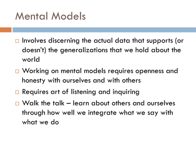 The fifth discipline - An overview of Peter Senge's Fifth Discpline | PDF