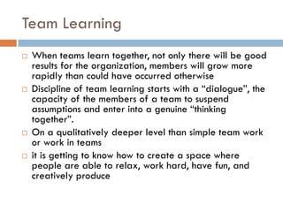 The fifth discipline - An overview of Peter Senge's Fifth Discpline | PDF