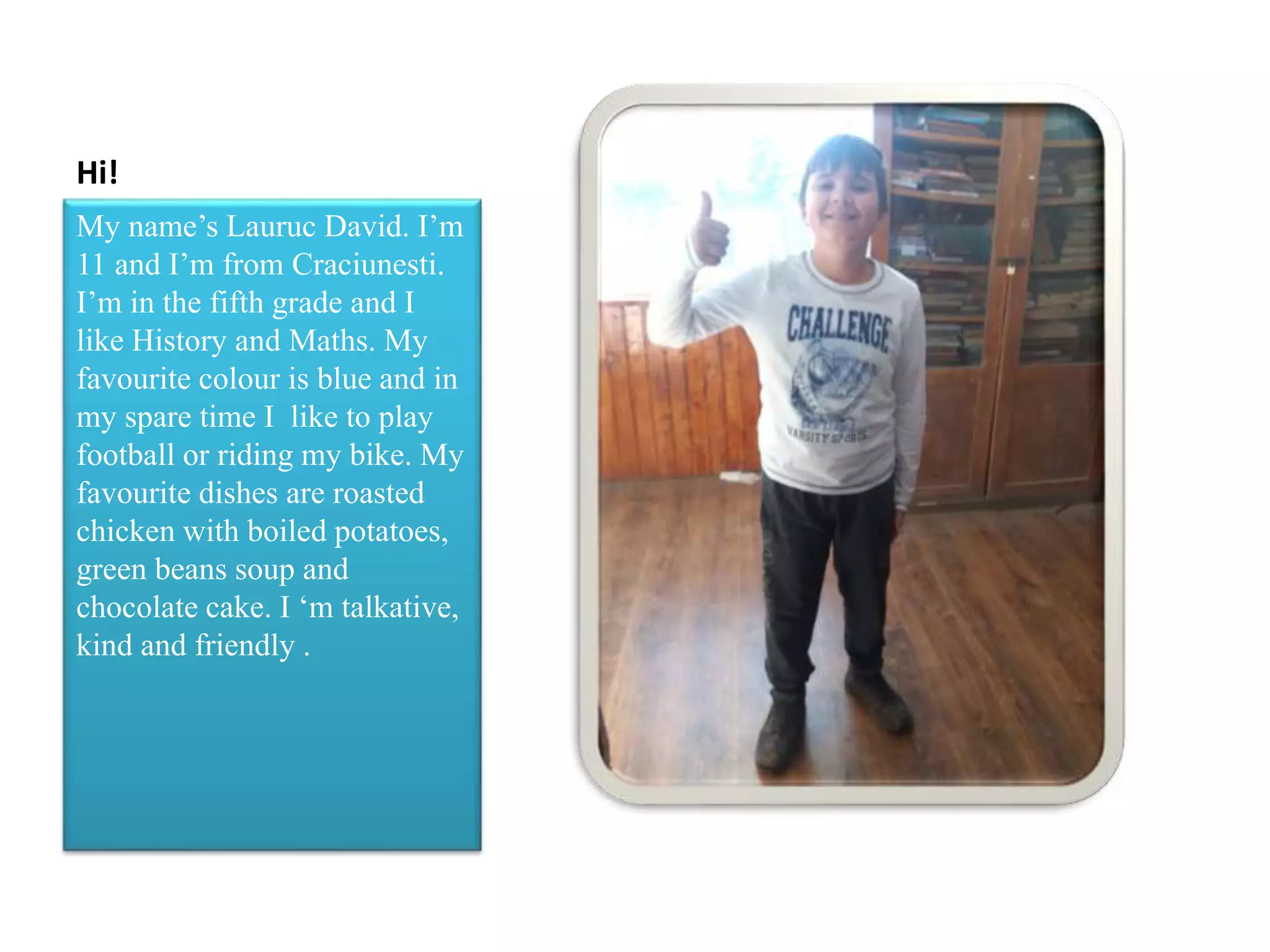 The fifth grade presentation | PPT