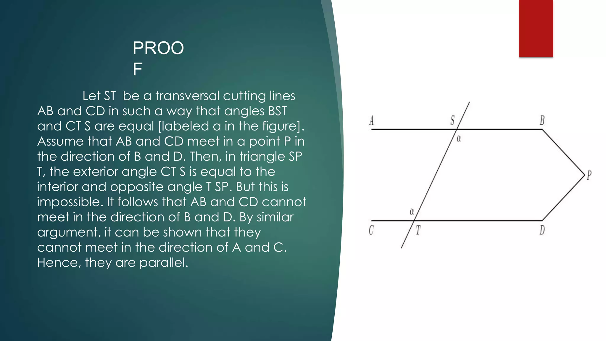 The fifth postulate | PPTX