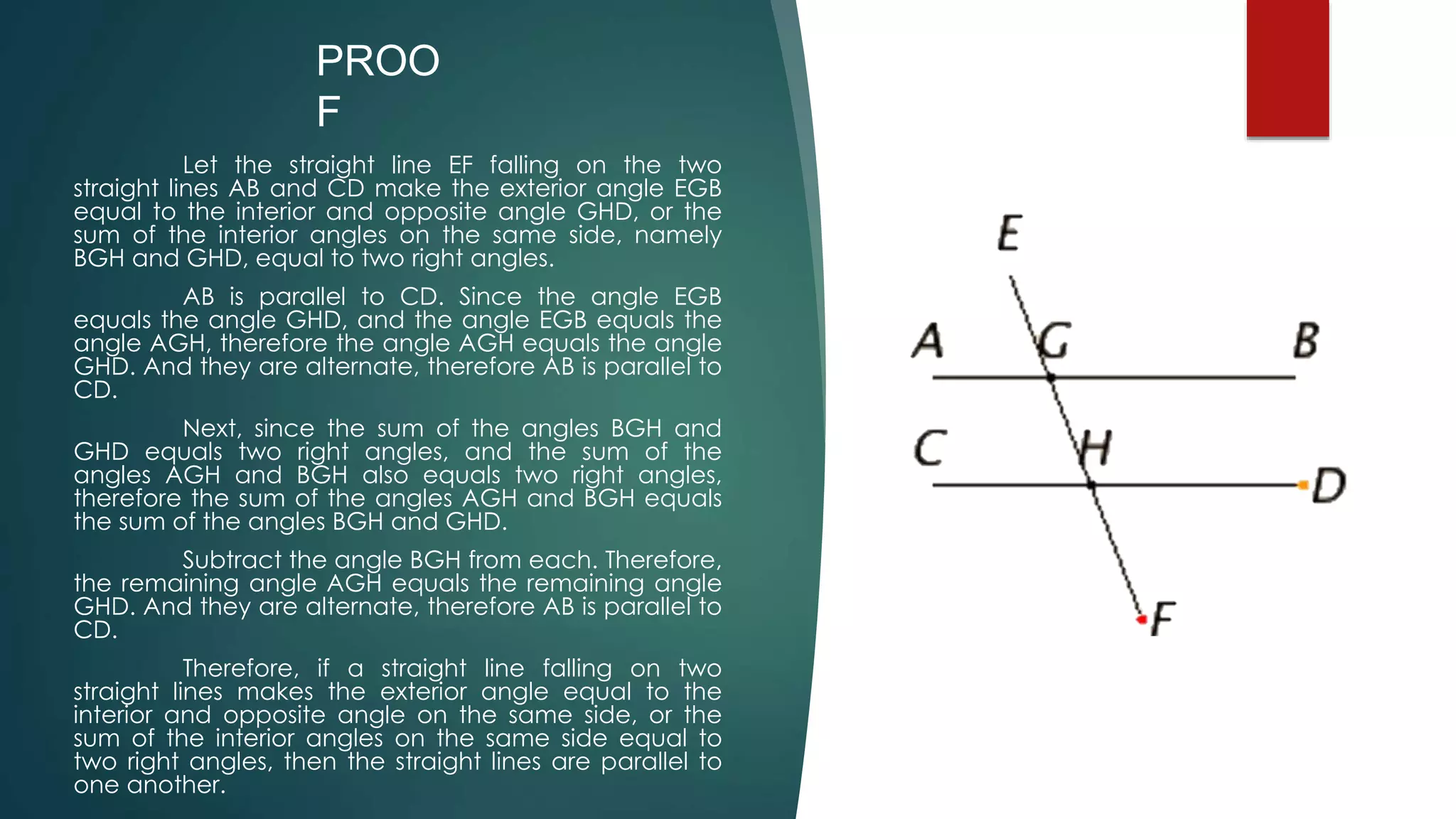 The fifth postulate | PPTX