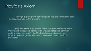 The fifth postulate | PPTX