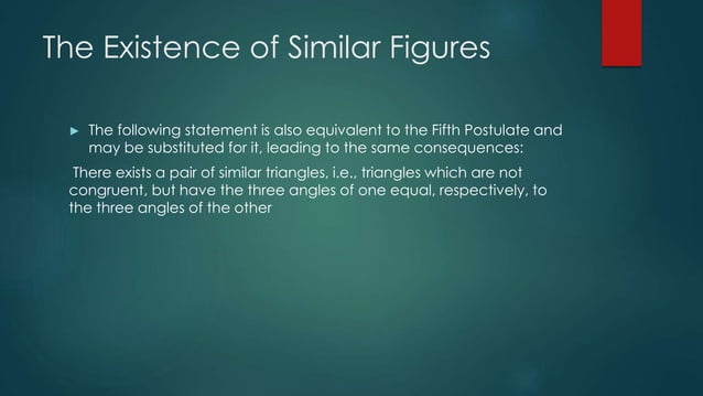 The fifth postulate | PPTX | Physics | Science