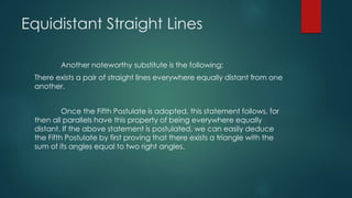 The fifth postulate | PPTX