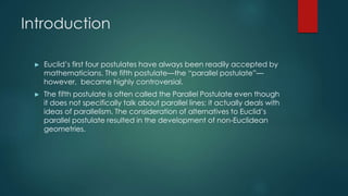 The fifth postulate | PPTX