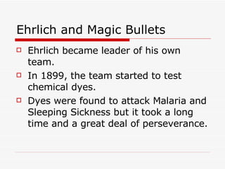 The Fight Against Infectious Diseases – Magic Bullets | PPT