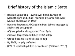 The Fight against ISIS and the US Policy in the Middle East | PPTX