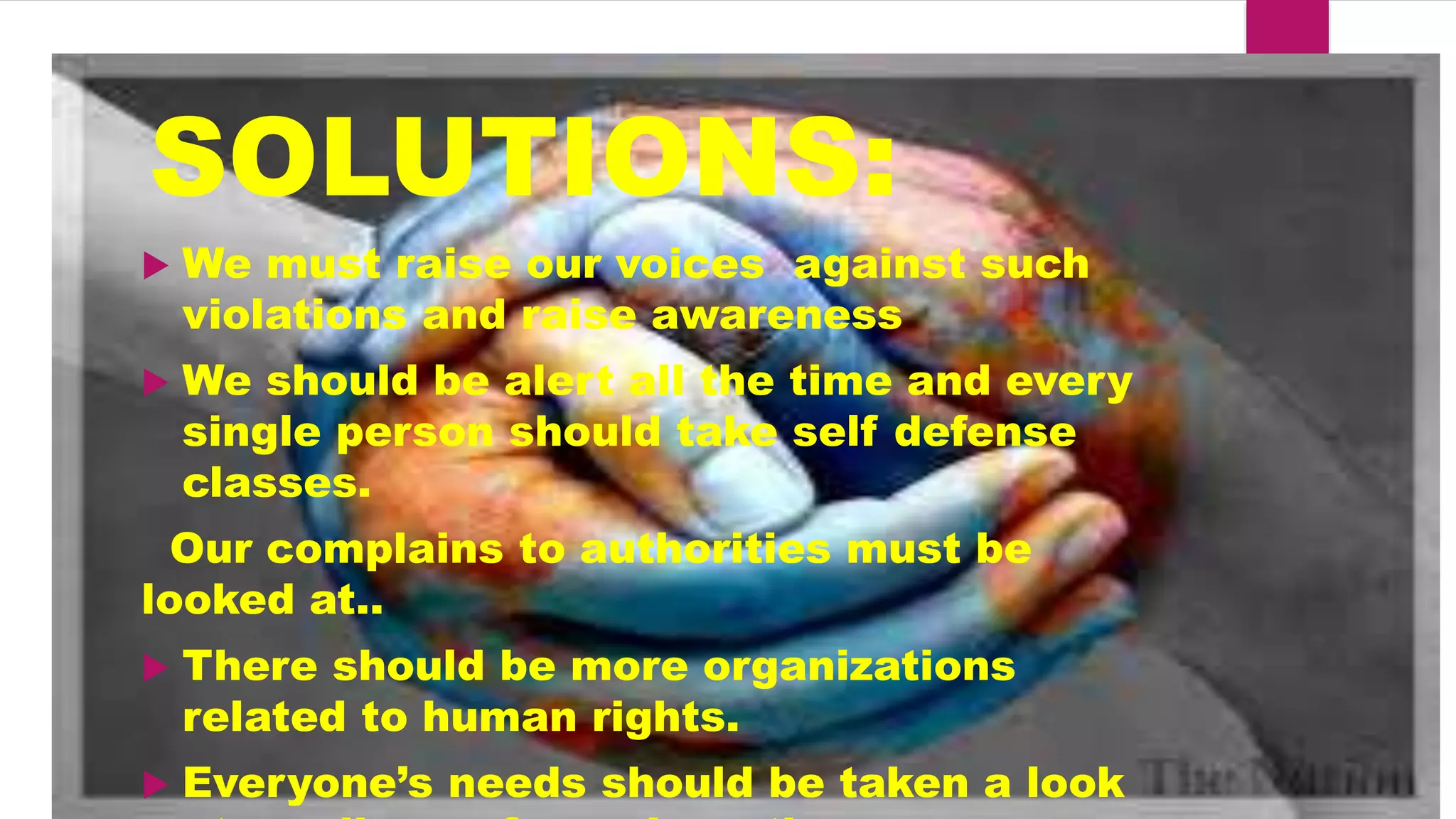 The fight for our human rights | PPTX