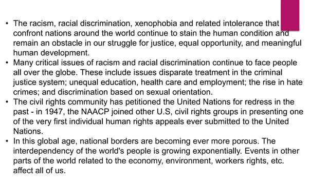 The fight for our human rights | PPTX