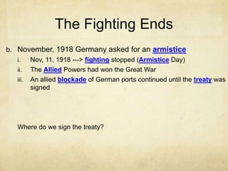 End of WWI | PPTX