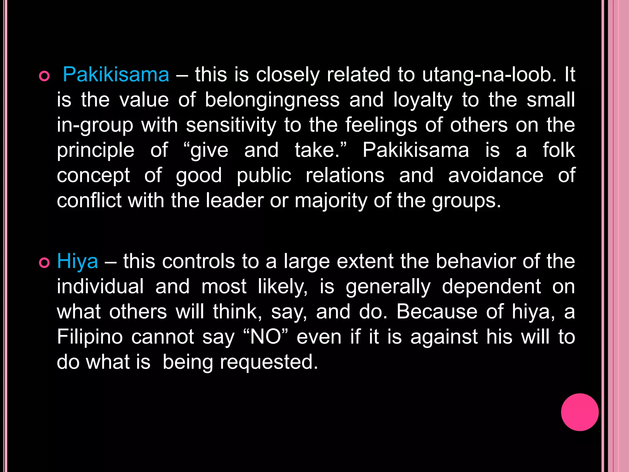 society and culture_ the filipino values and culture | PPTX