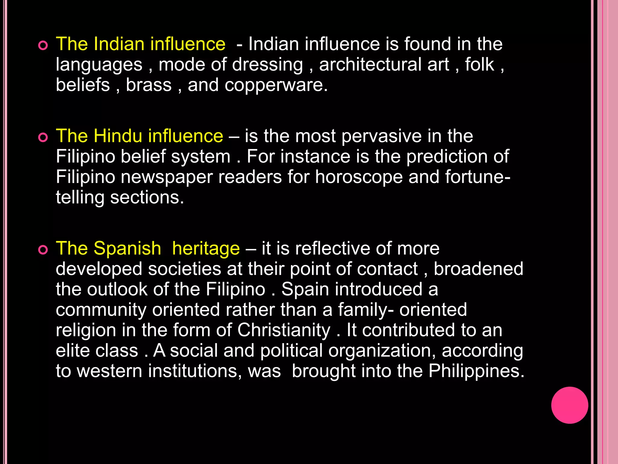 society and culture_ the filipino values and culture | PPTX