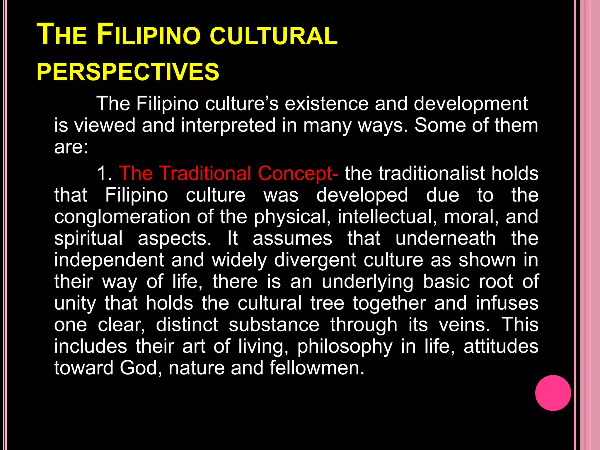 society and culture_ the filipino values and culture | PPTX