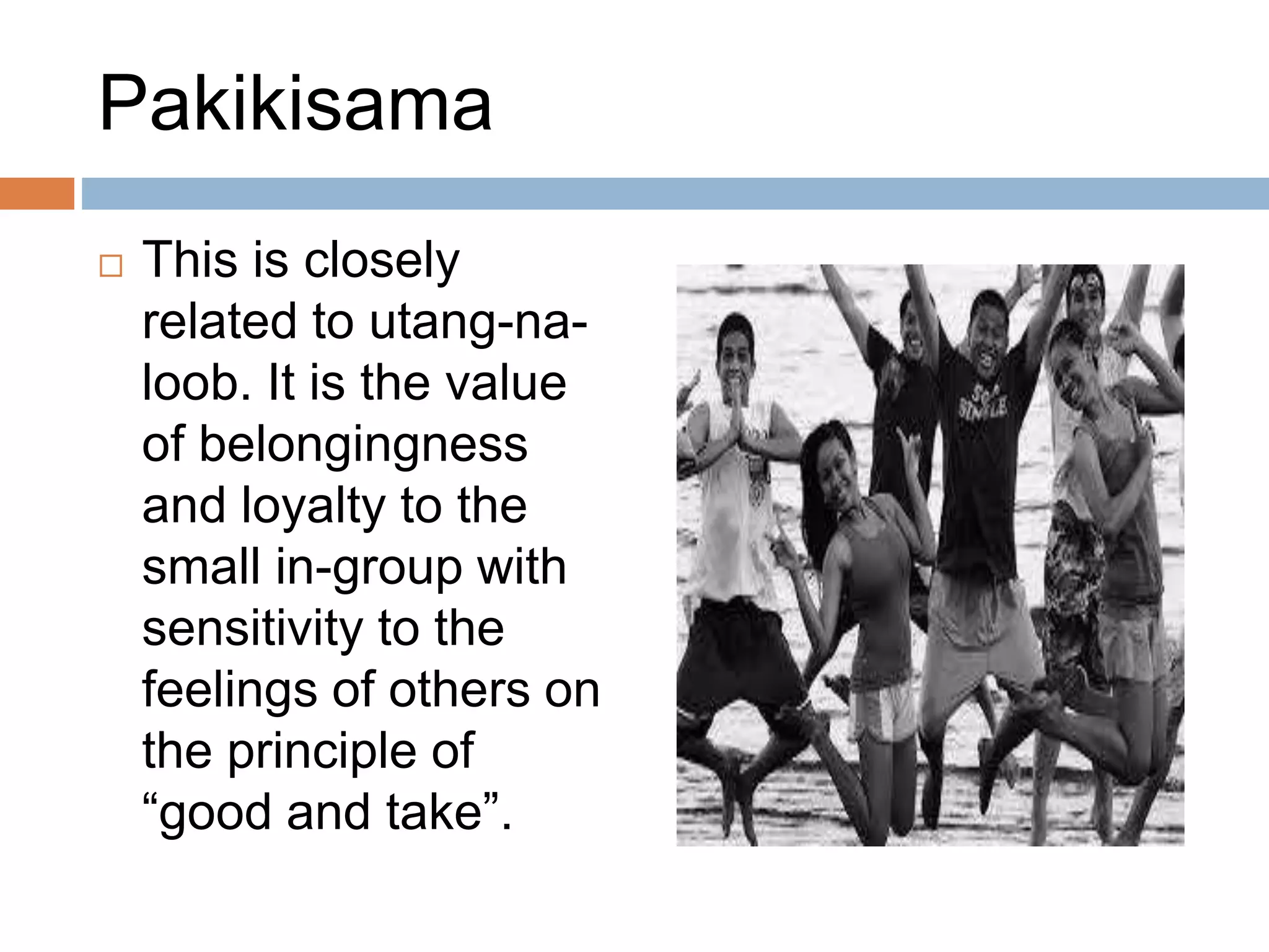 The filipino cultural values | PPTX