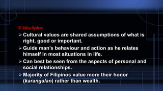 The filipino culture and values | PPTX