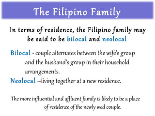 THE FILIPINO FAMILY - ANNE | PPT