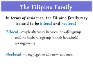 THE FILIPINO FAMILY - ANNE | PPT