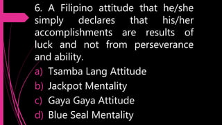 The filipino values | PPTX