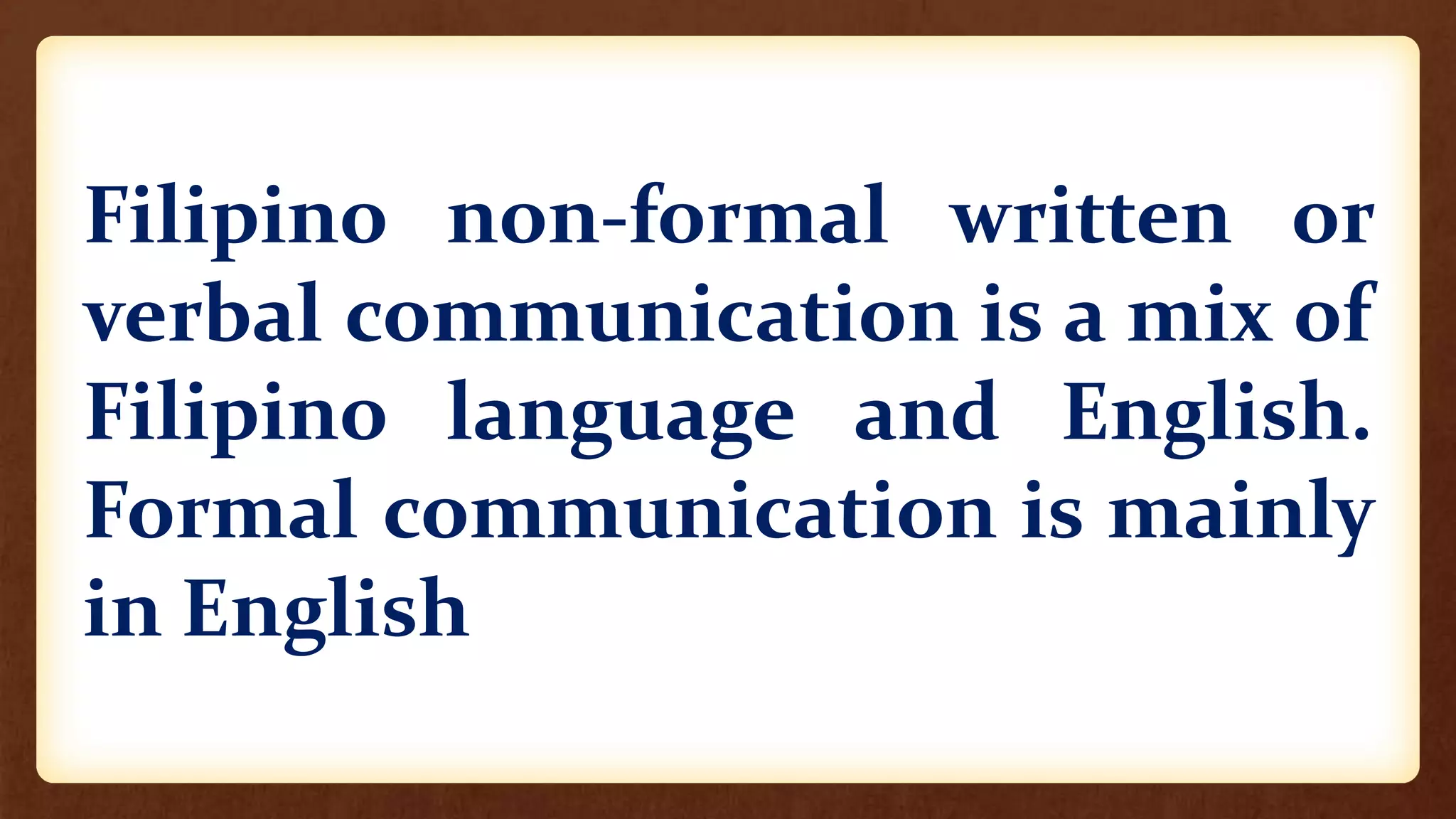 The filipino way | PPTX