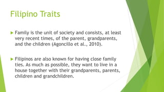 The Filipino Way. A description of Filipino Moral Characters | PPTX