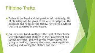 The Filipino Way. A description of Filipino Moral Characters | PPTX