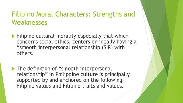 The Filipino Way. A description of Filipino Moral Characters | PPTX
