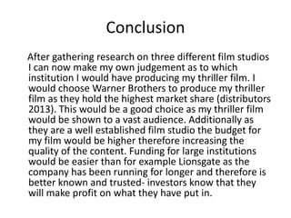 The film industry slideshare | PPTX