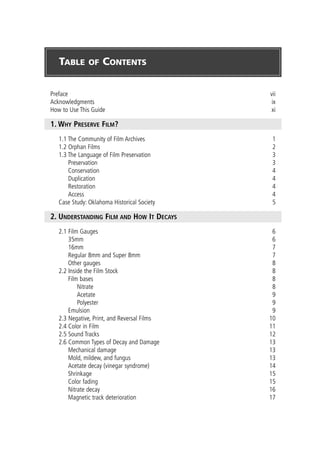 The Film Preservation Guide | PDF