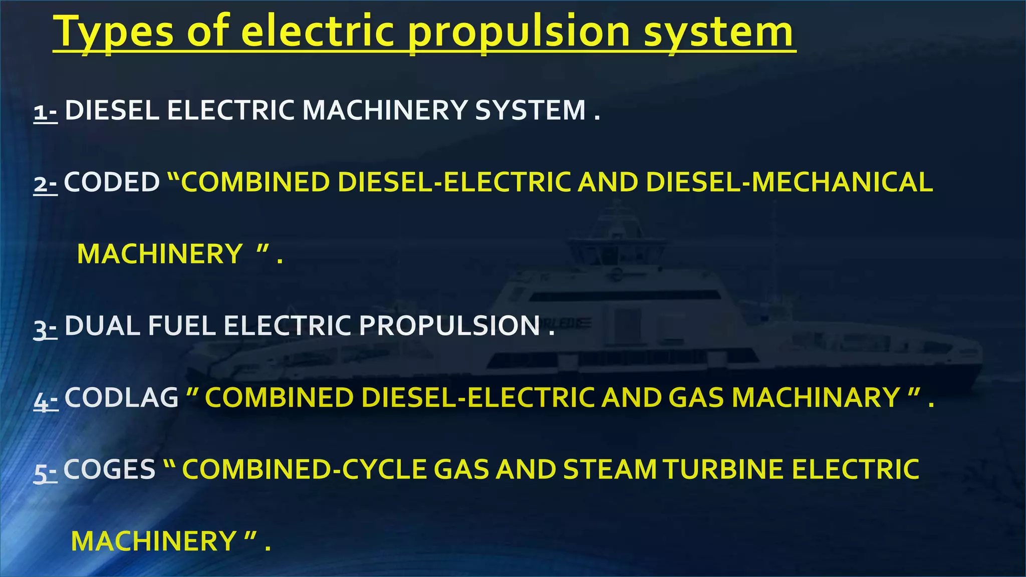 The Electric Propulsion Systems | PPTX