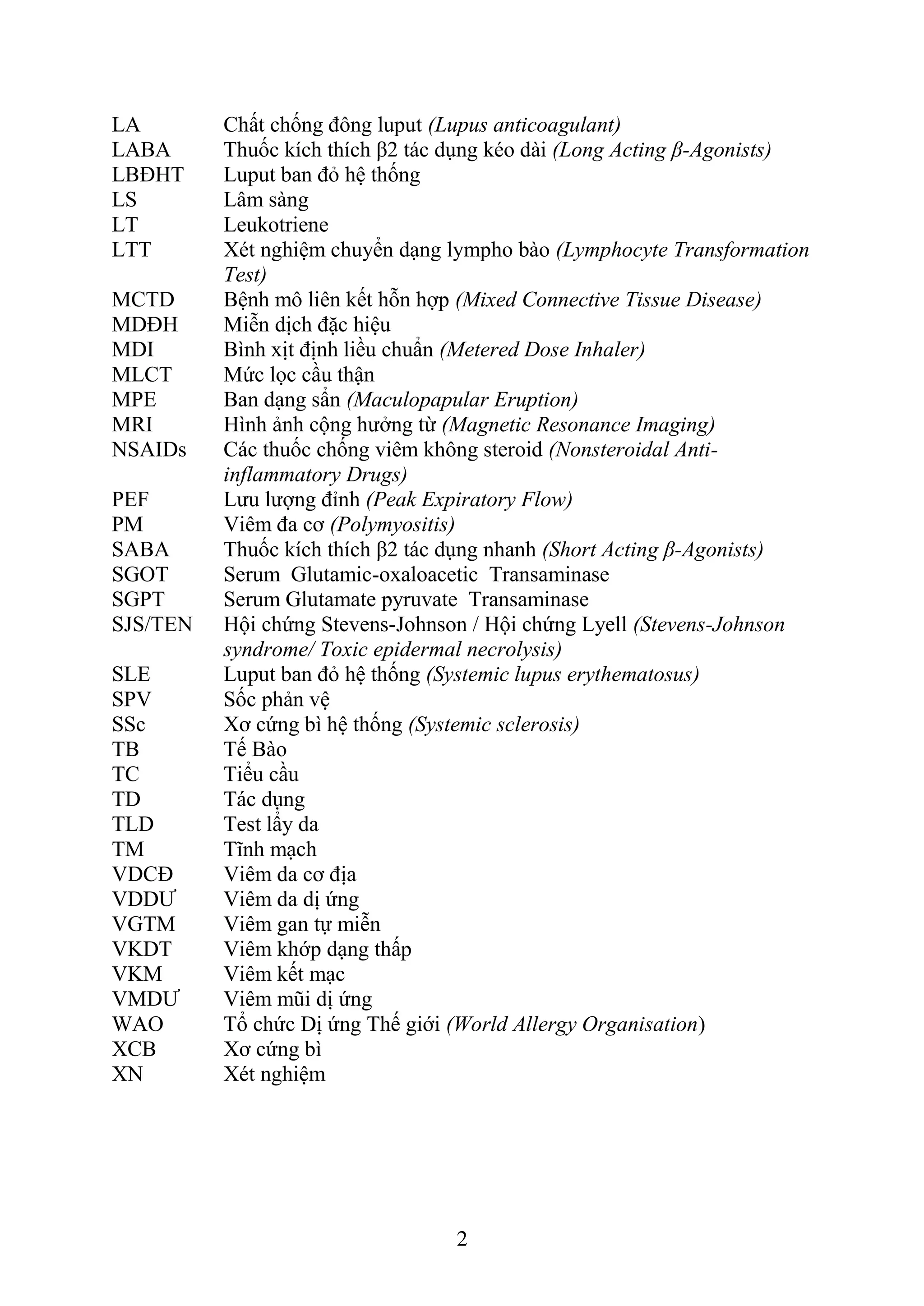 Hướng dẫn chẩn đoán và điều trị các bệnh về dị ứng – miễn dịch lâm sàng | PDF