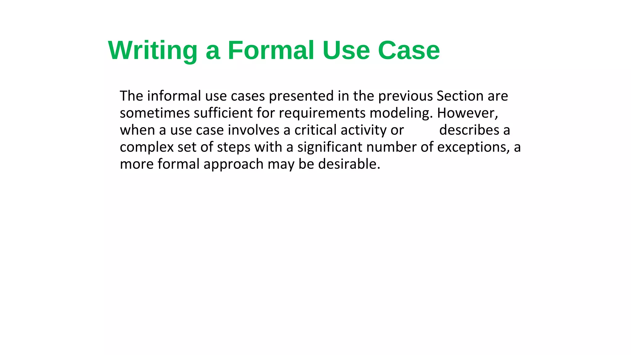CHAPTER 6 REQUIREMENTS MODELING: SCENARIO based Model , Class based moddel | PPT