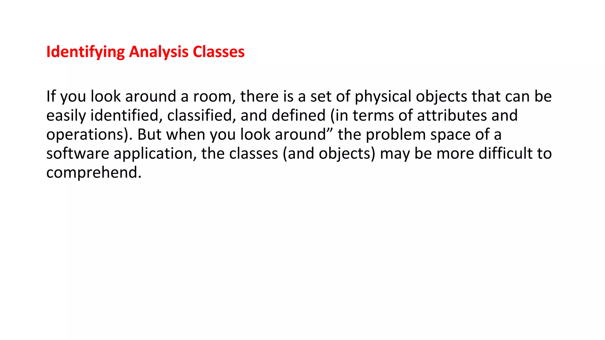 CHAPTER 6 REQUIREMENTS MODELING: SCENARIO based Model , Class based moddel | PPT