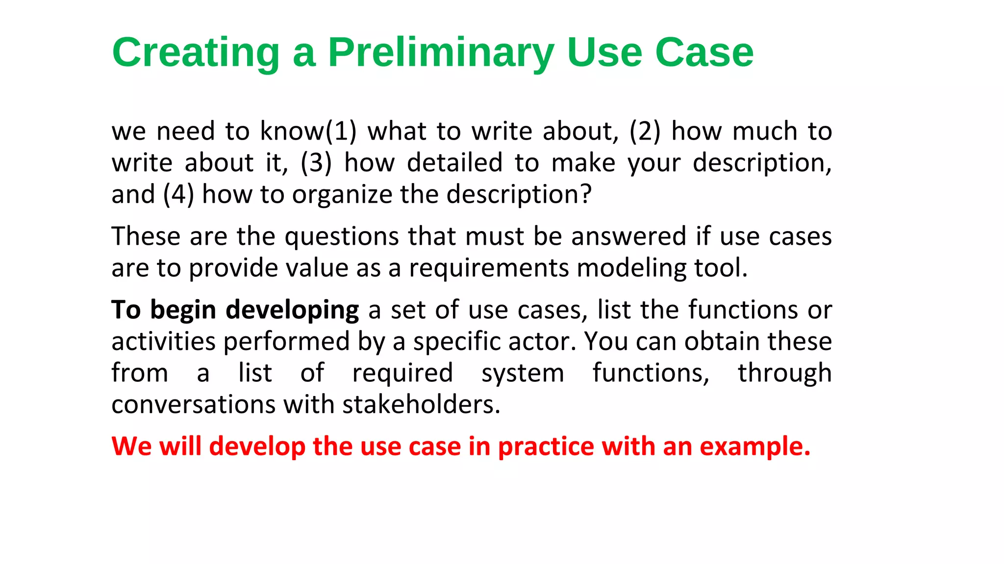 CHAPTER 6 REQUIREMENTS MODELING: SCENARIO based Model , Class based moddel | PPT