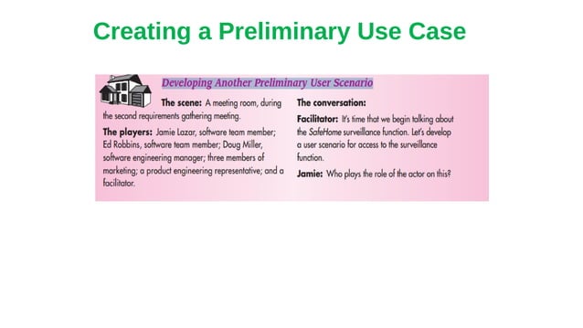 CHAPTER 6 REQUIREMENTS MODELING: SCENARIO based Model , Class based ...