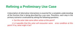 CHAPTER 6 REQUIREMENTS MODELING: SCENARIO based Model , Class based moddel | PPT