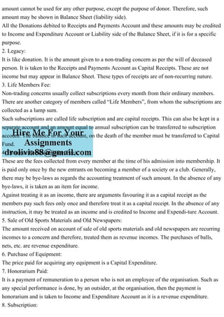 The Final Accounts of non-trading concerns consists of1. Receipts.pdf