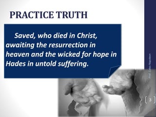 The final destination of the dead | PPTX