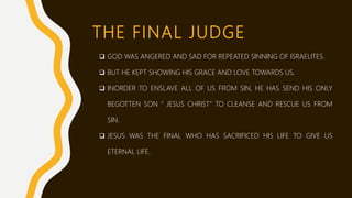 The final judge | PPTX
