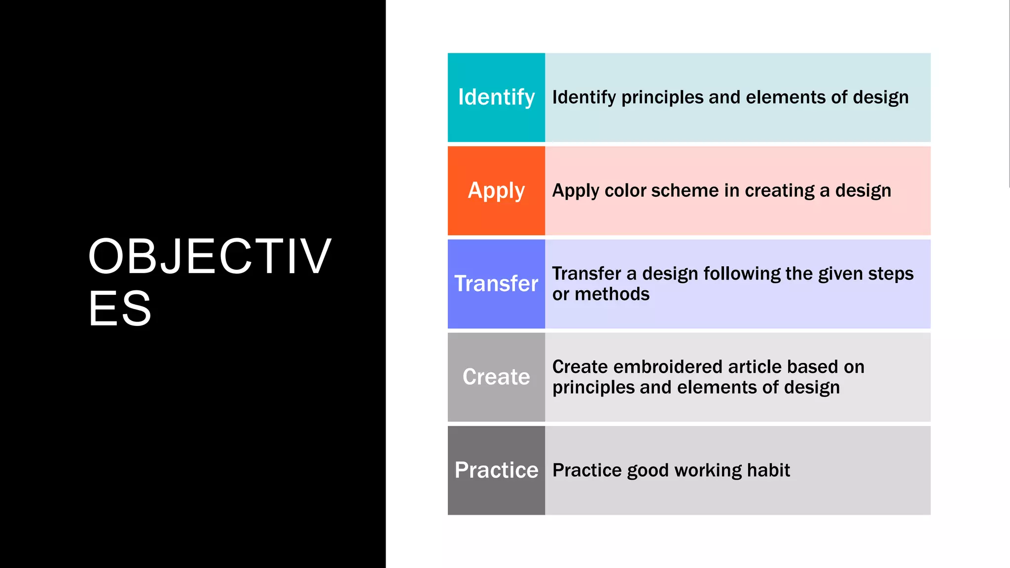 MY DEMO PRACTICE IN TLE PRINCIPLES AND ELEMENTS OF DESIGN,COLOR SCHEMES ...