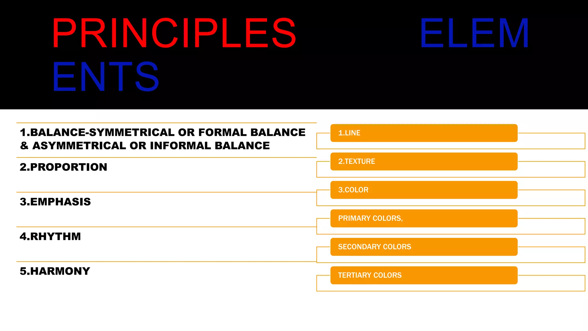MY DEMO PRACTICE IN TLE PRINCIPLES AND ELEMENTS OF DESIGN,COLOR SCHEMES ...
