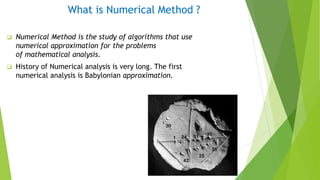 NUmerical Method | PPTX | Science