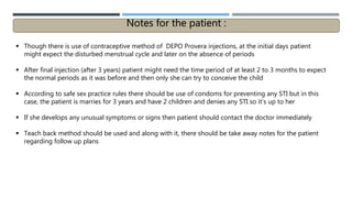 Contraception case study counseling | PPTX