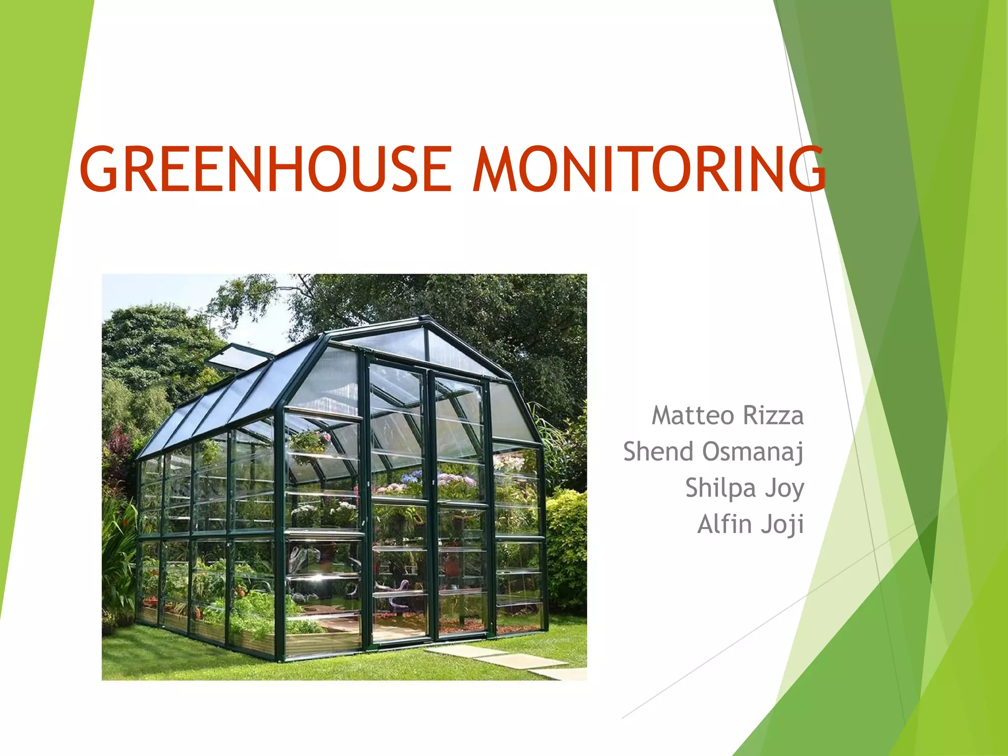 Greenhouse Weather Monitoring | PPT | Gardening | Home & Garden