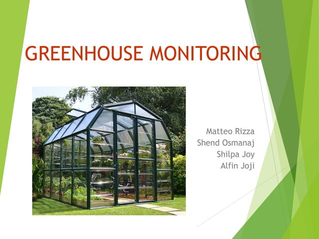 Greenhouse Weather Monitoring | PPT | Gardening | Home & Garden