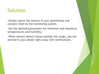 Greenhouse Weather Monitoring | PPT | Gardening | Home & Garden