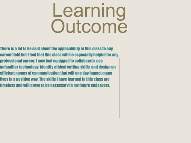 The final reflection | PPTX