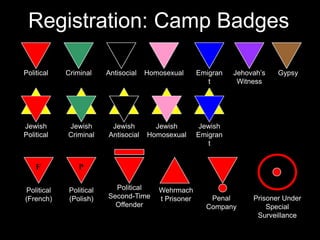 Nazi Concentration Camp Badges